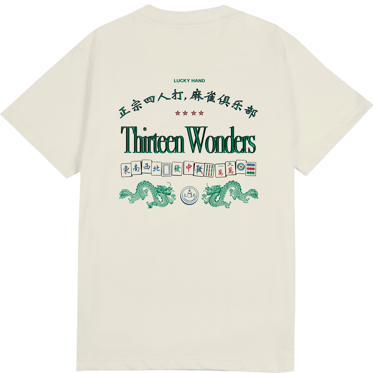 13 Wonders Tee (white) – UNFOUND PROJECTS