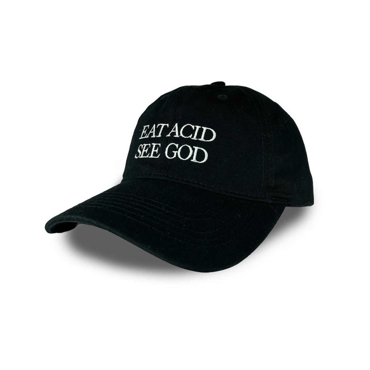 Eat Acid See God cap (black) – UNFOUND PROJECTS
