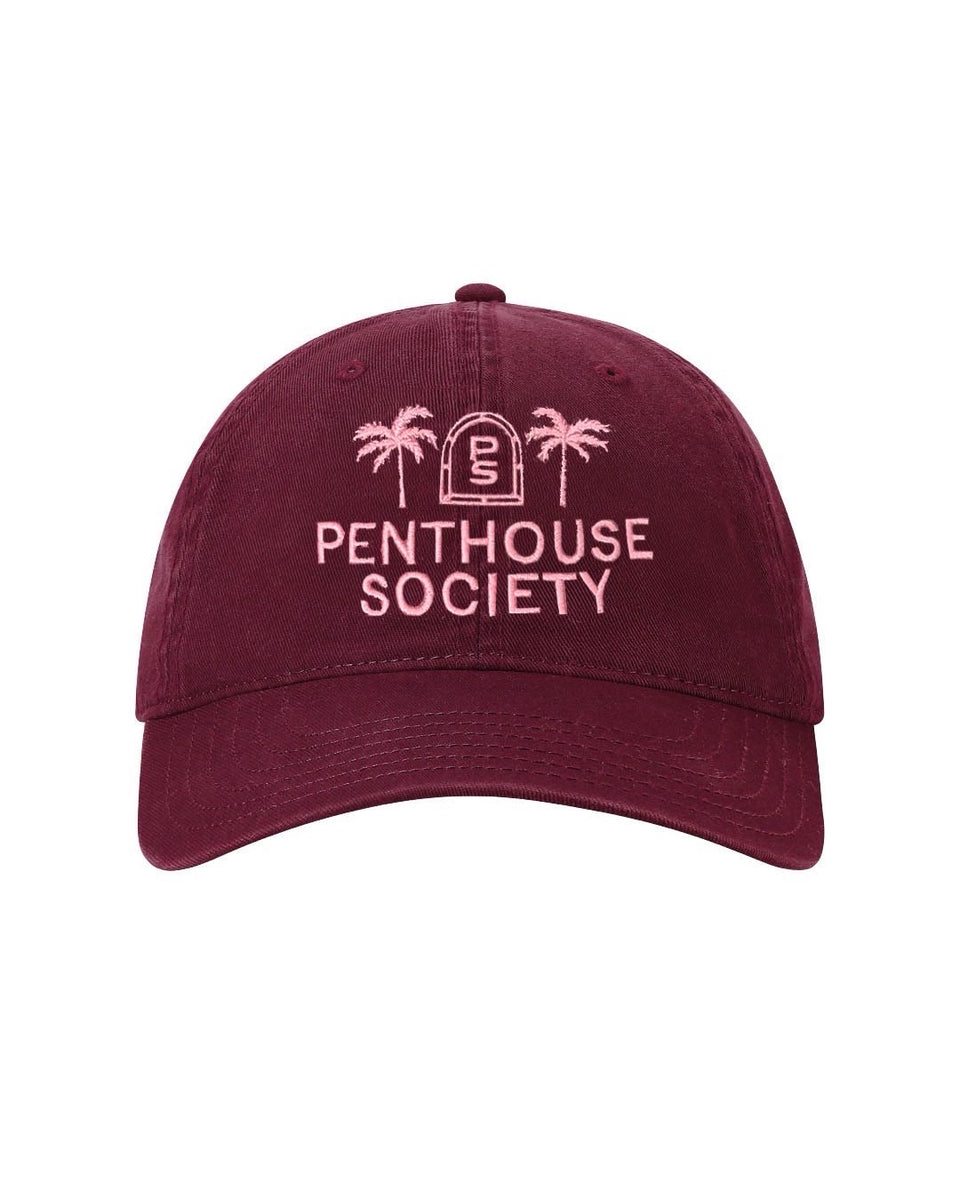 Penthouse Society Cap - red wind – UNFOUND PROJECTS