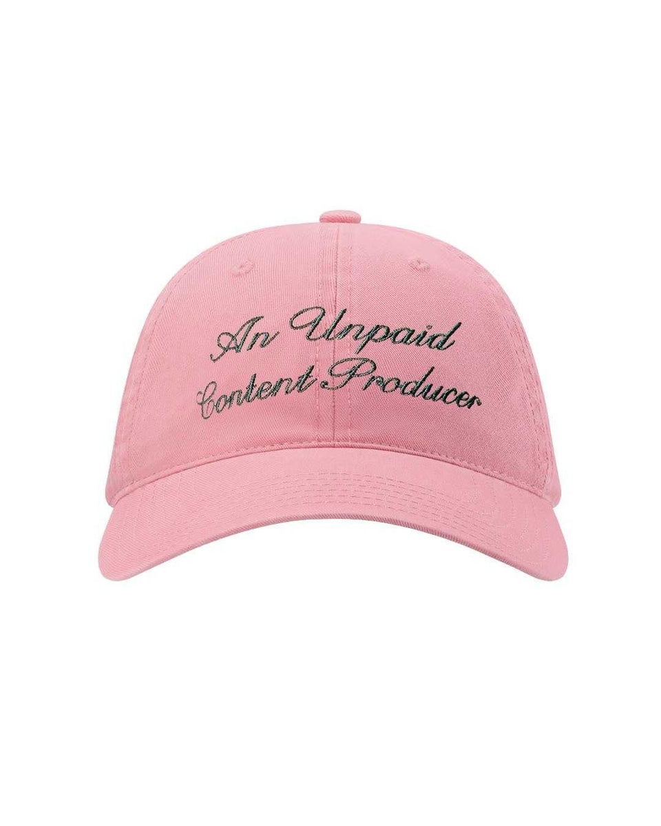 Unpaid Content Producer Cap - Light Pink – UNFOUND PROJECTS