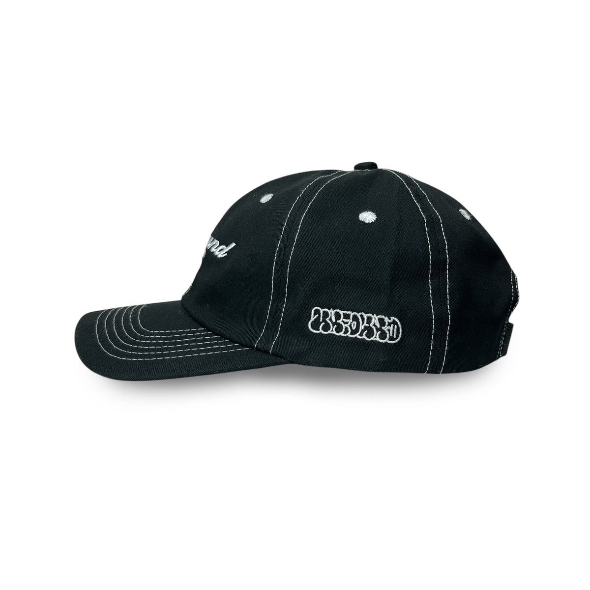 script logo cap - black – UNFOUND PROJECTS
