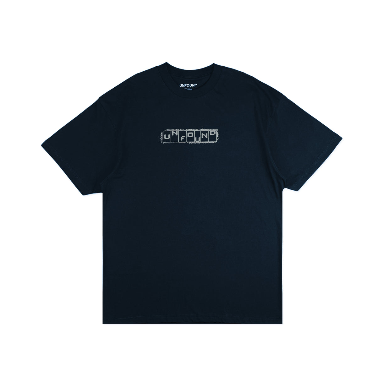 Graphix tee - navy – UNFOUND PROJECTS