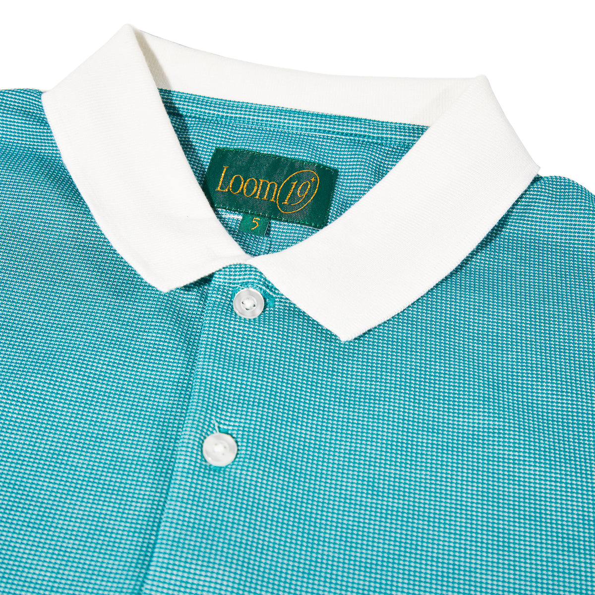 Loom 1 Polo Tee, Green – UNFOUND PROJECTS