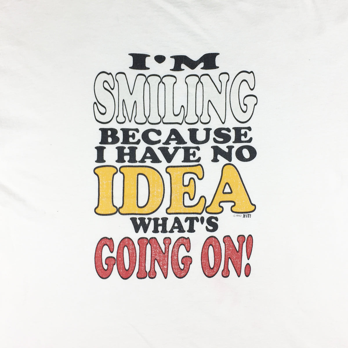 I'm Smiling tee – UNFOUND PROJECTS