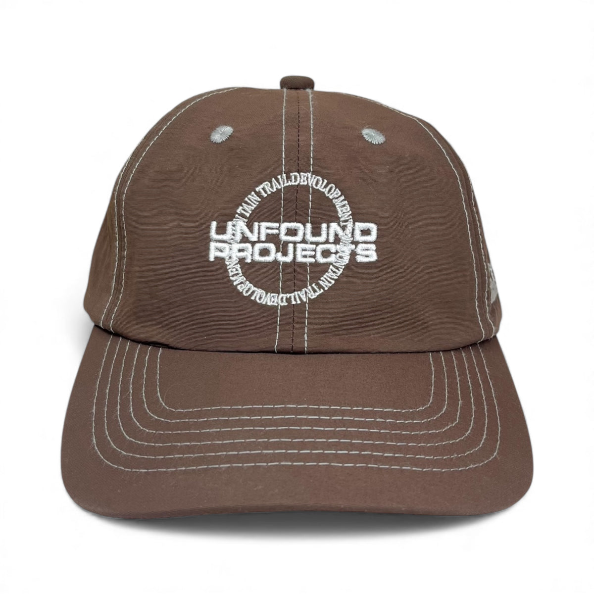 Mountain trial nylon cap - brown – UNFOUND PROJECTS