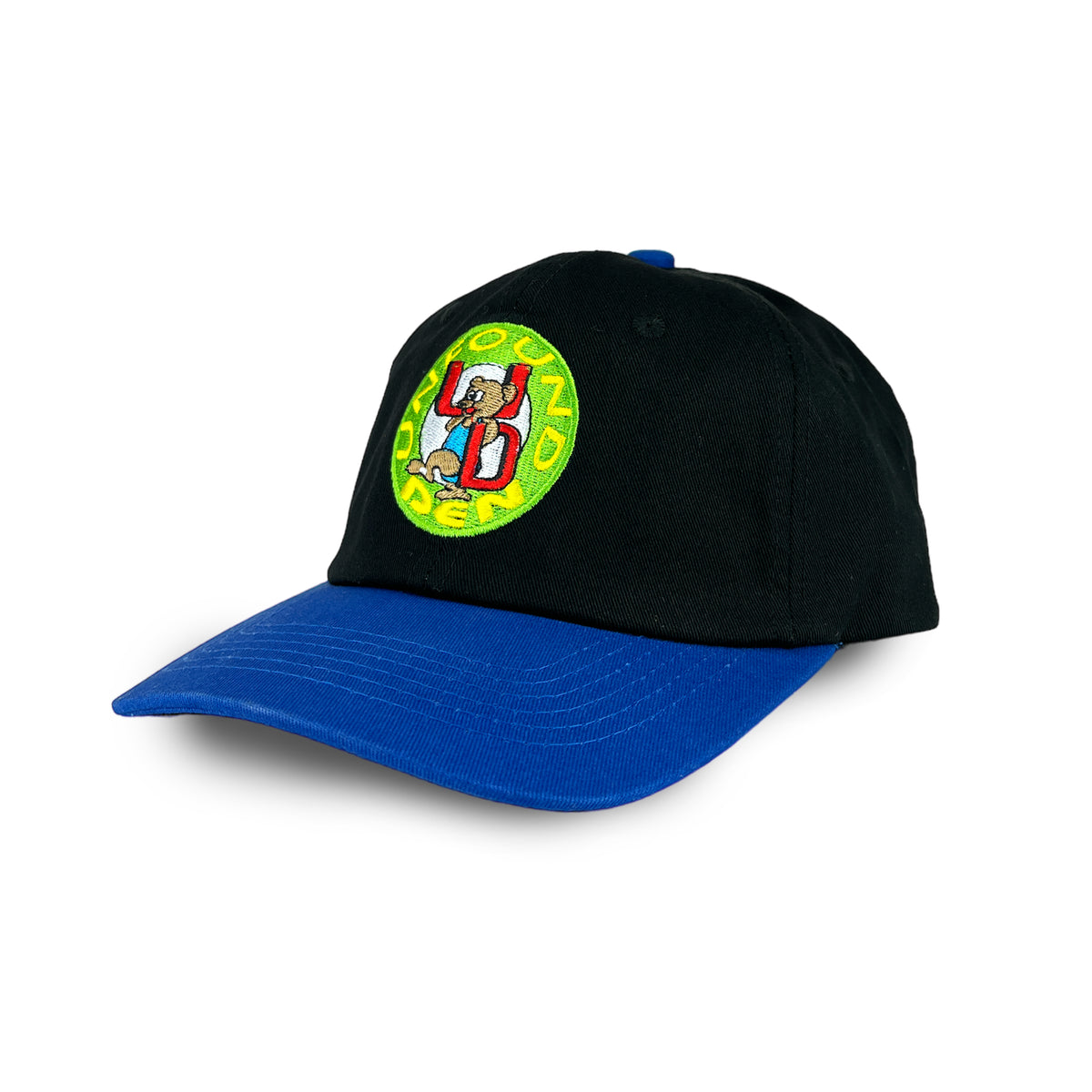DEN SOUVENIR x UNFOUND PROJECT bear cap (black/blue) – UNFOUND PROJECTS