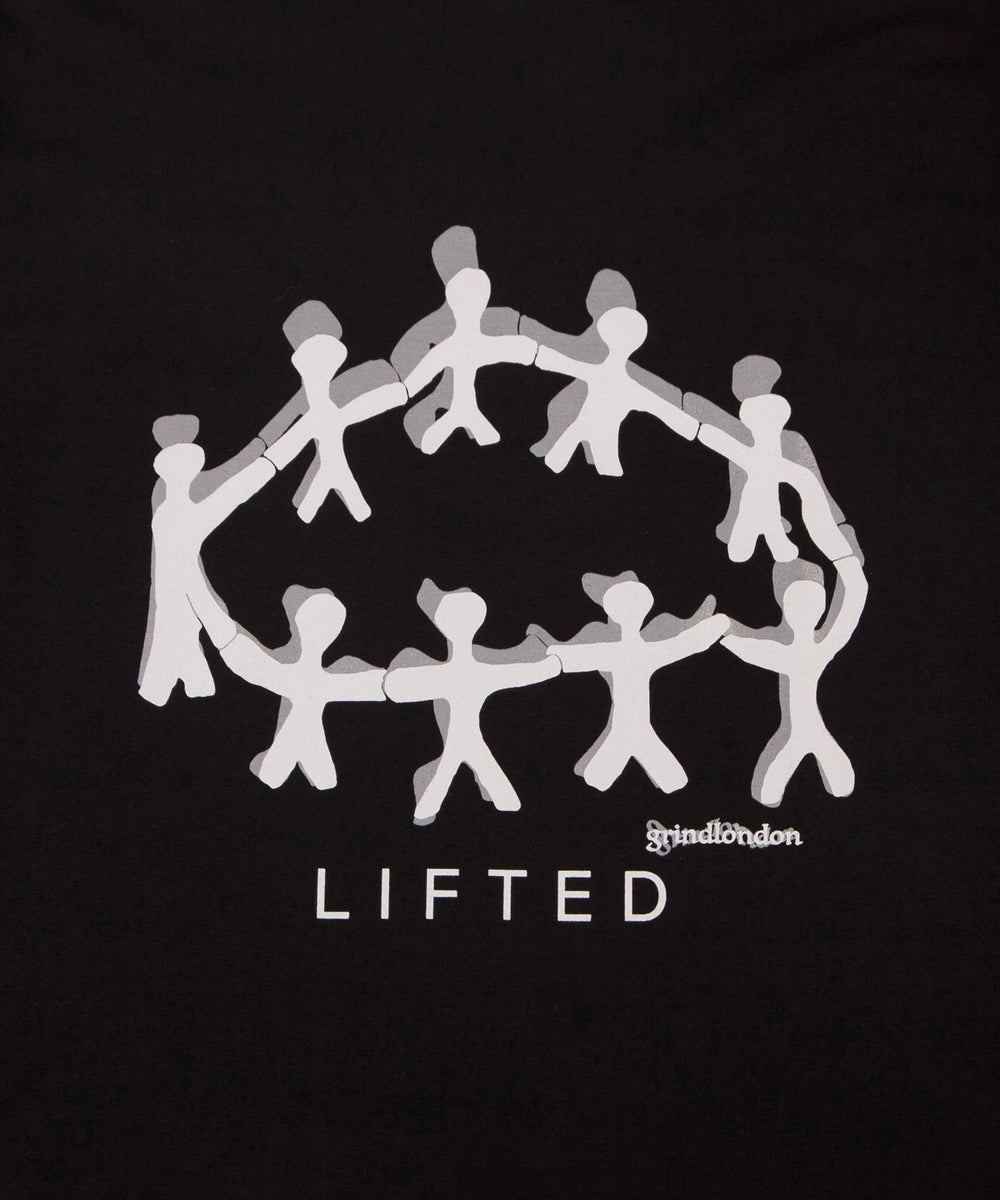 LIFTED TEE (black) – UNFOUND PROJECTS