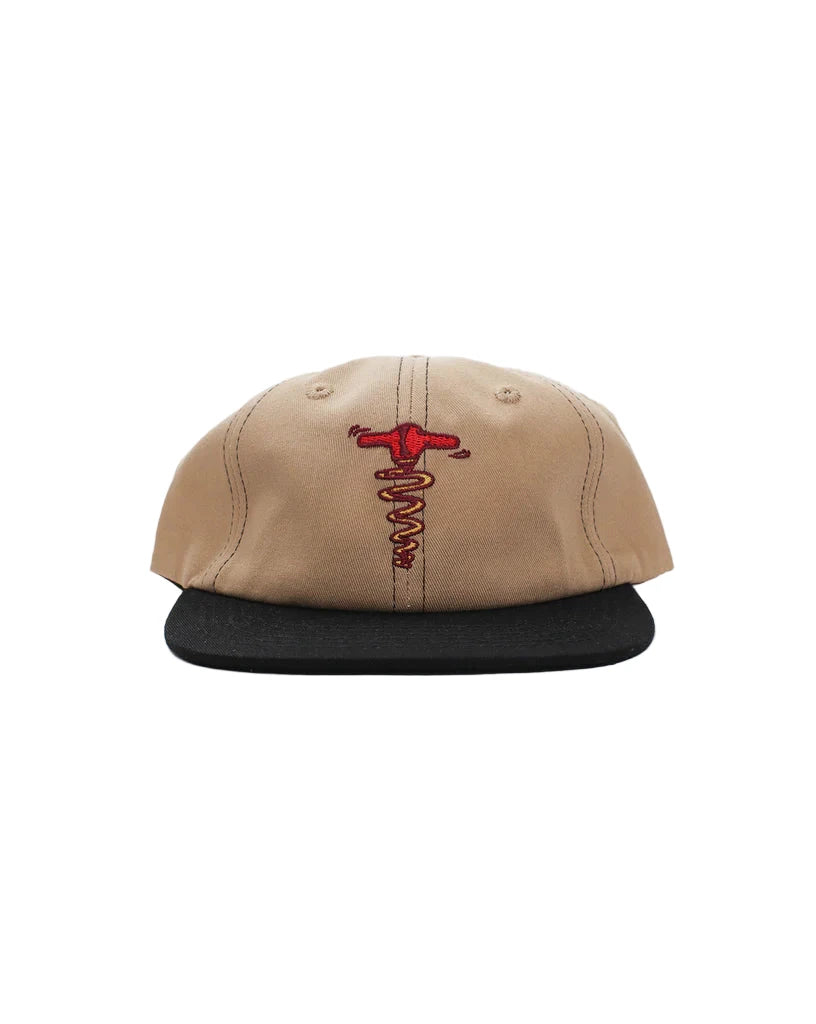 CORKSCREW 5 PANEL HAT - SAND – UNFOUND PROJECTS