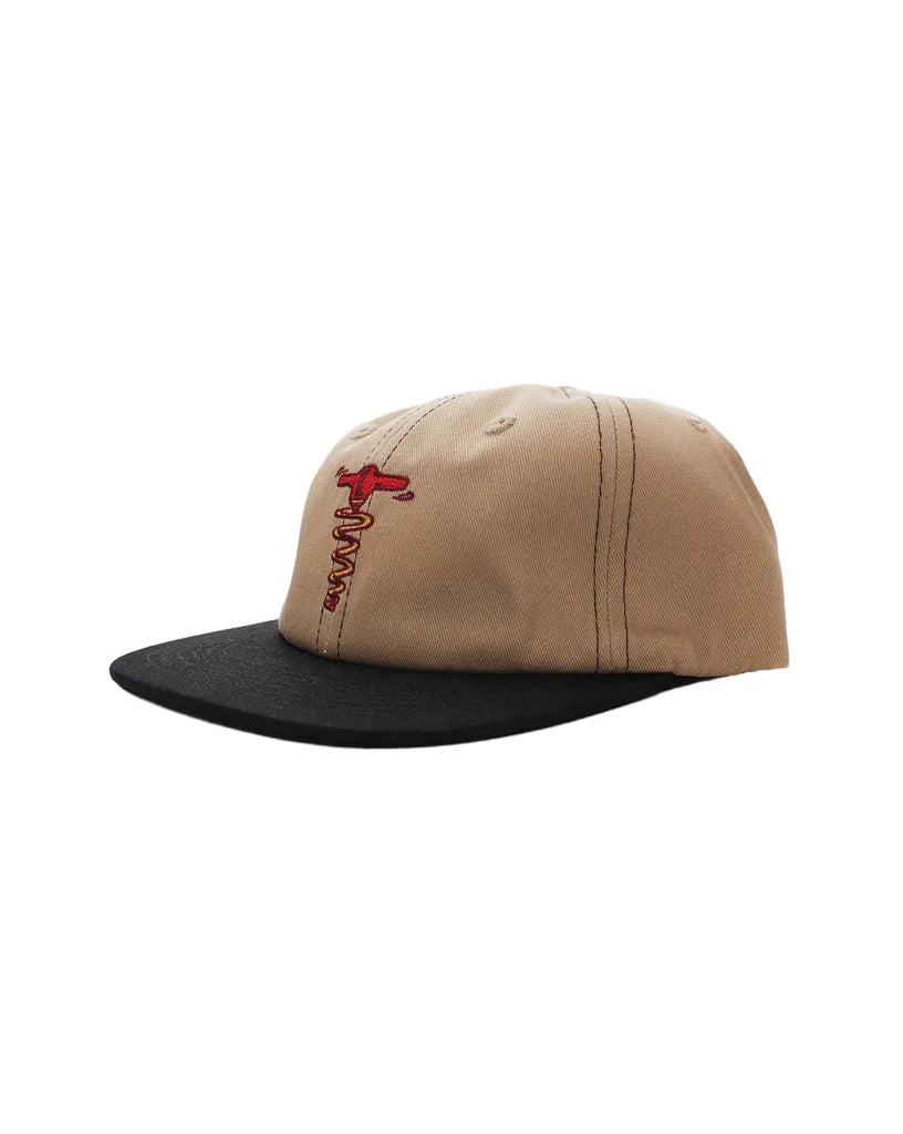 CORKSCREW 5 PANEL HAT - SAND – UNFOUND PROJECTS